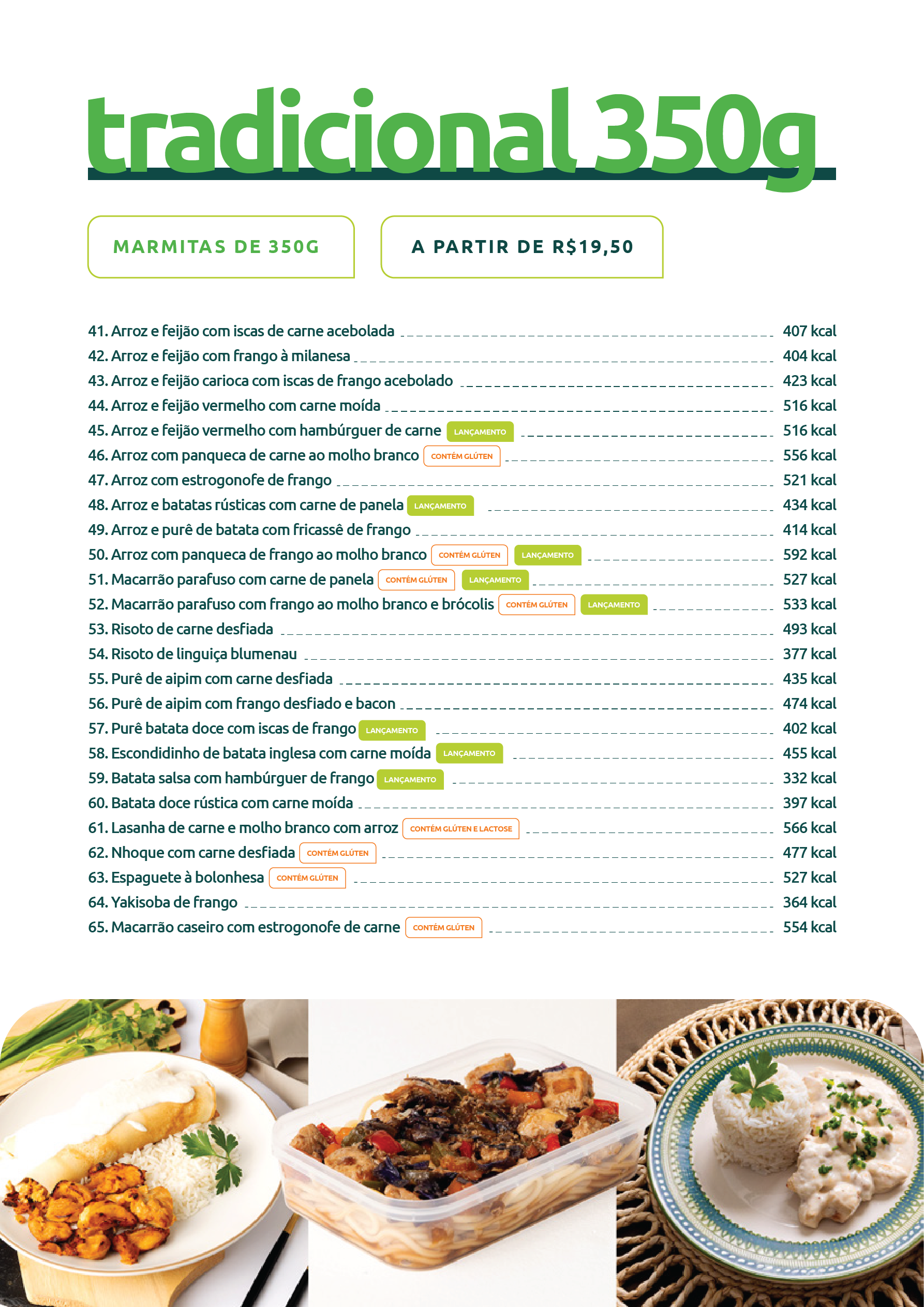Aloha Fit Food - Cardápio